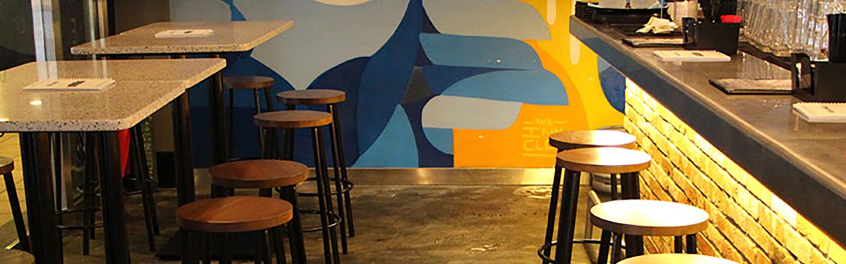 Tate Stools with timber seat – Issa Furniture