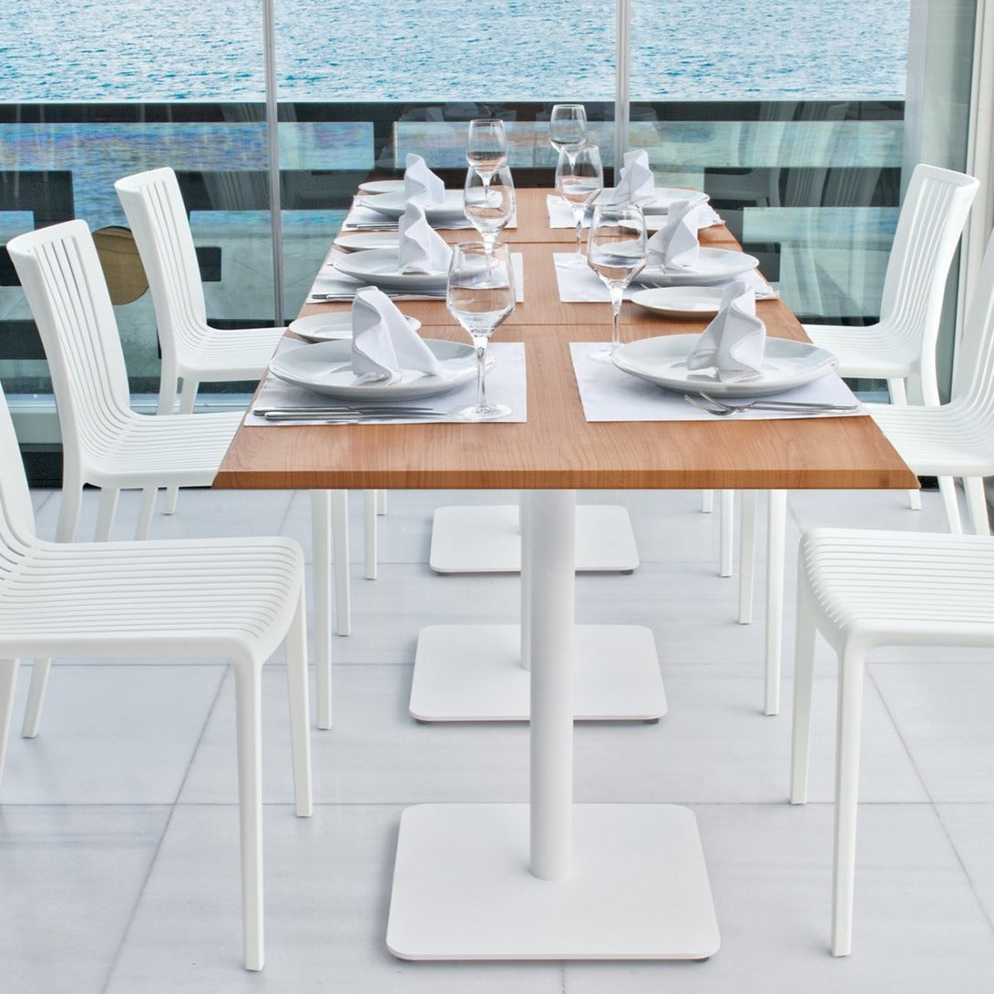 Soft Radius Double Stem Table – Issa Furniture